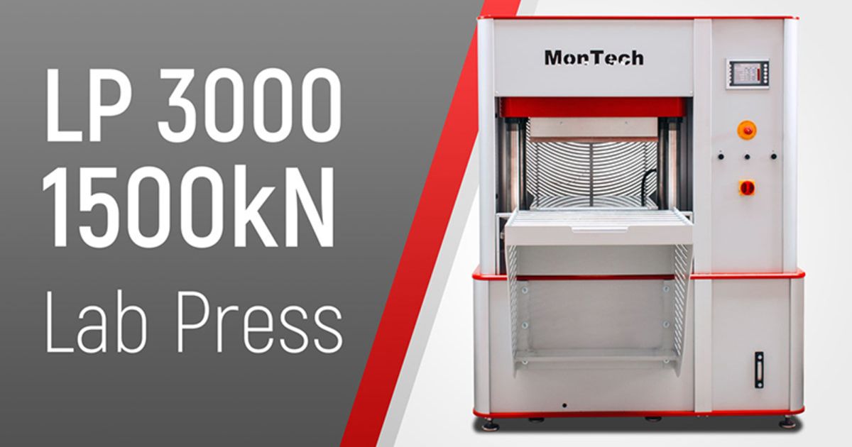 MonTech U.S.A. introduces new 1,500 kN lab press | Rubber News